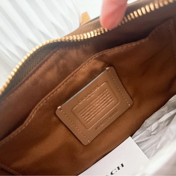 Coach | Bags | Coach Jes Baguette In Signature Canvas With Coach Radial ...